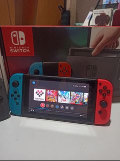 Modded Nintendo Switch full set with box 128/256/512 GB storage options ...