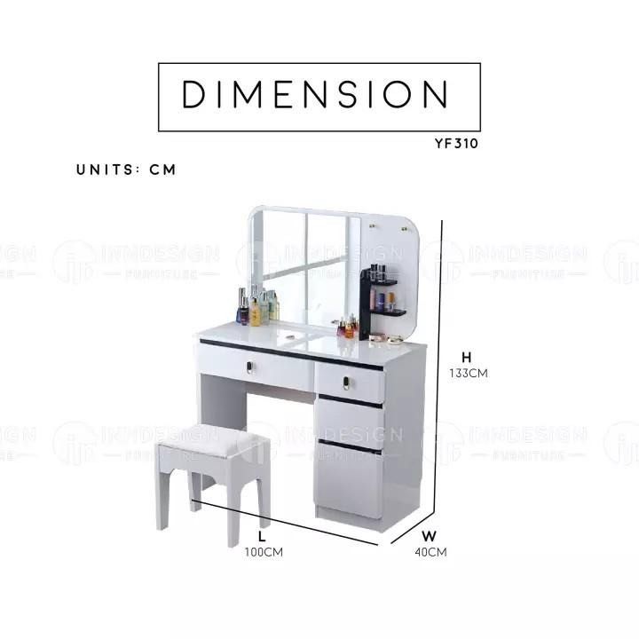 Modern Dressing Table with stool, Furniture & Home Living, Furniture ...