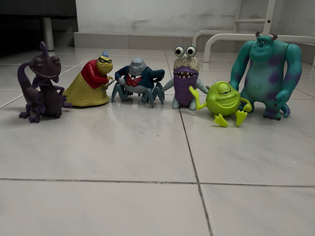 Monster inc set of toys, Hobbies & Toys, Toys & Games on Carousell