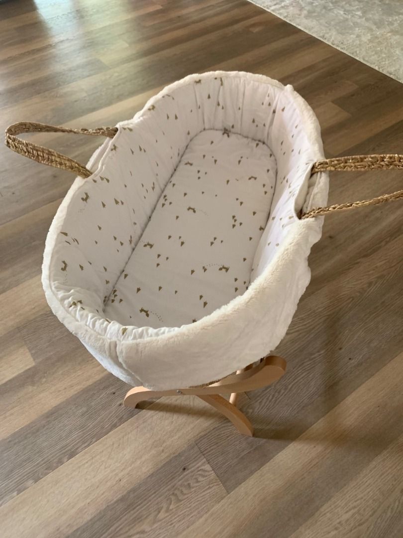 Moses basket / crib and base, Babies & Kids, Baby Nursery & Kids ...