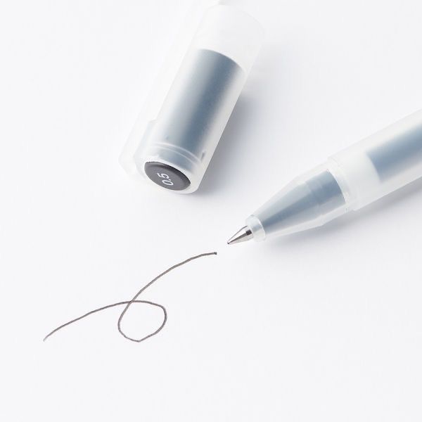 Muji Gen Pen, Cap style 0.5mm 10pc, Hobbies & Toys, Stationery & Craft ...