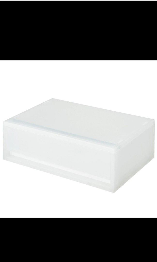 Muji Storage Box W37*D26*H12cm, Furniture & Home Living, Home ...