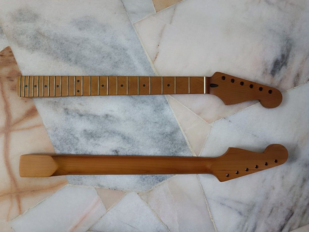 Neck Strat 21 frets & 22frets, Hobbies & Toys, Music & Media, Musical ...