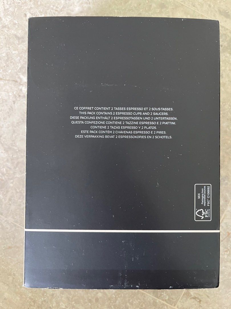 Nespresso View Collection espresso cup set, Furniture & Home Living ...