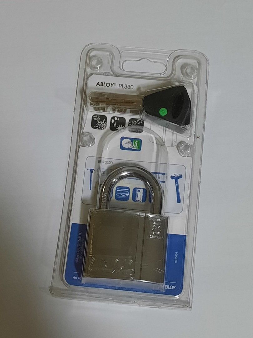 (NEW) Abloy Finland Brass Padlock PL330, Furniture & Home Living ...