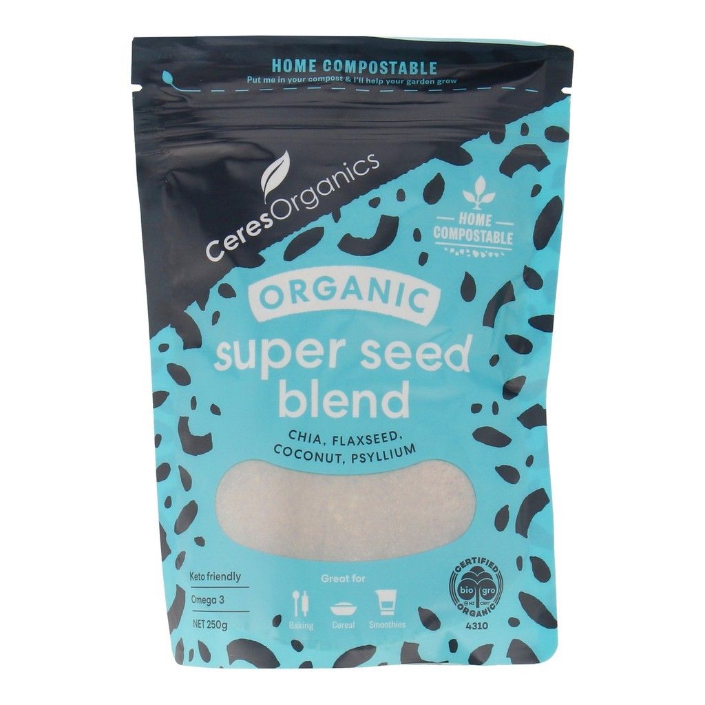 (New) Ceres Organic Super Seed Blend (with Chia, Flaxseed, Coconut ...