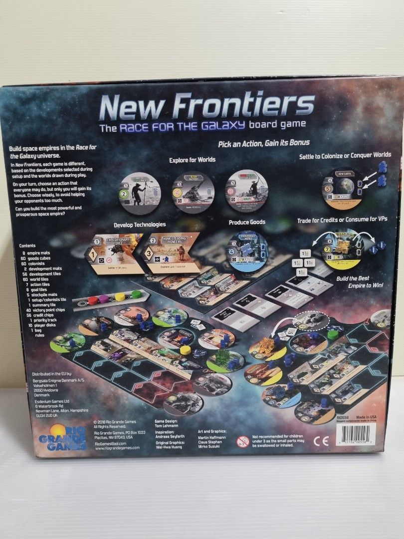 New Frontiers - Strategy Board game, Hobbies & Toys, Toys & Games on Carousell