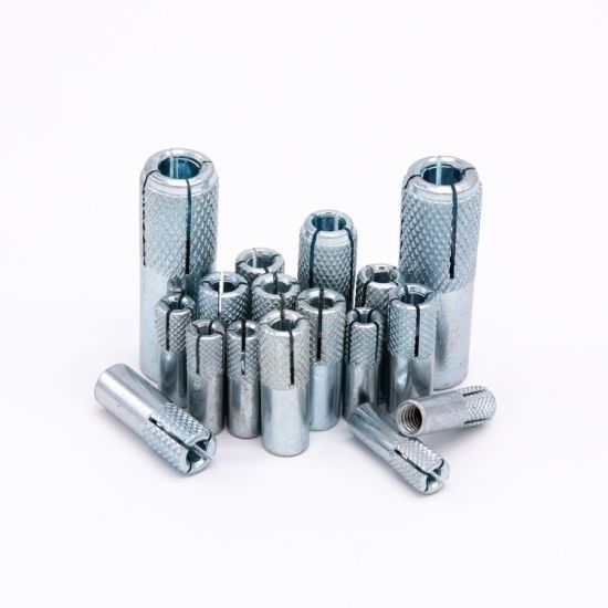 NKS Metal Drop In Anchor Wall Plug 1/4 Inch x 1-1/8 Inch/ Palam Dinding ...