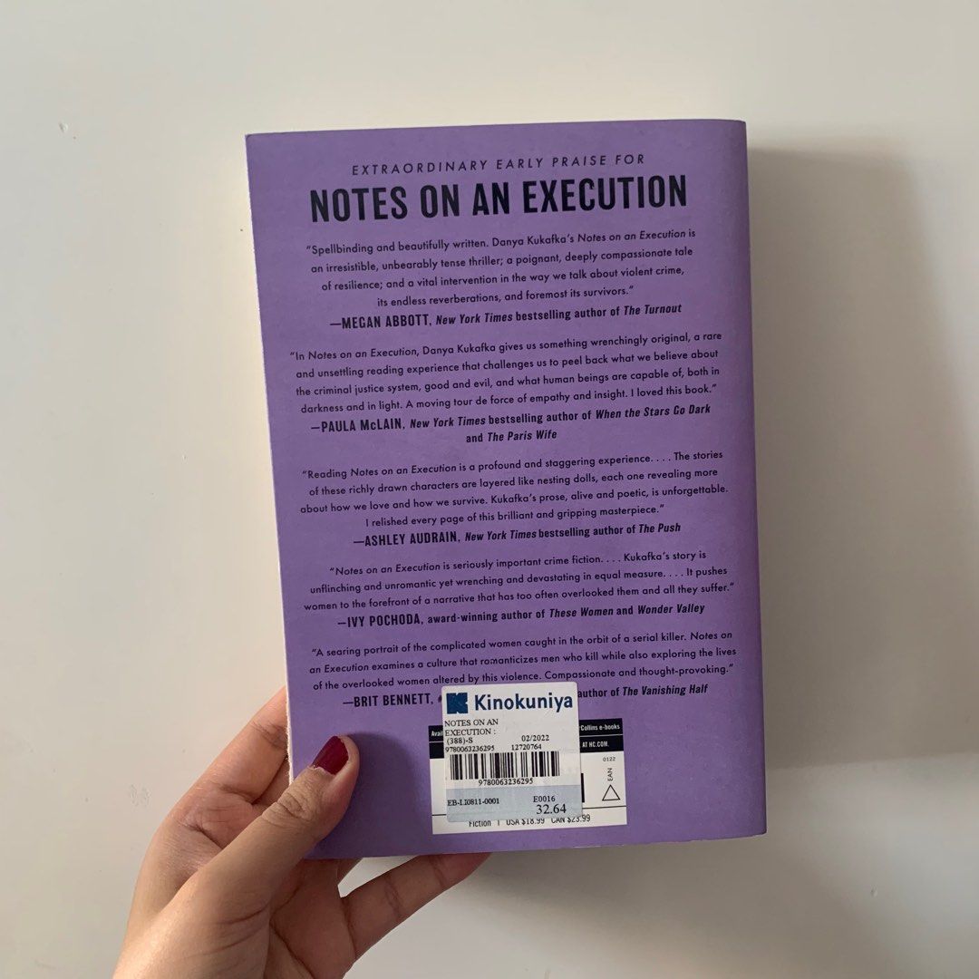 notes on an execution | danya kukafka, Hobbies & Toys, Books ...