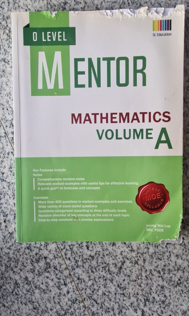 O level Mentor Mathematics Volume A, Hobbies & Toys, Books & Magazines ...