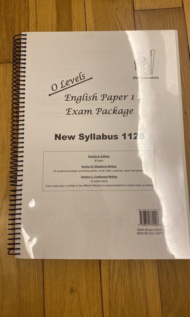 PhD Education O-levels English Paper 1 Exam Package, Hobbies & Toys ...