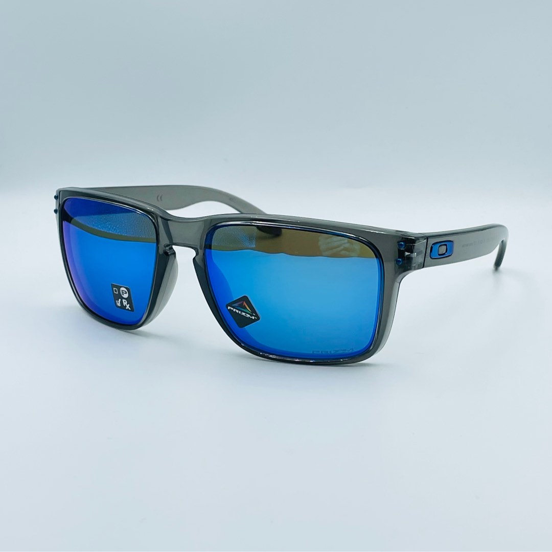 Oakley Holbrook XL Grey Smoke Prizm Sapphire Custom, Men's Fashion ...