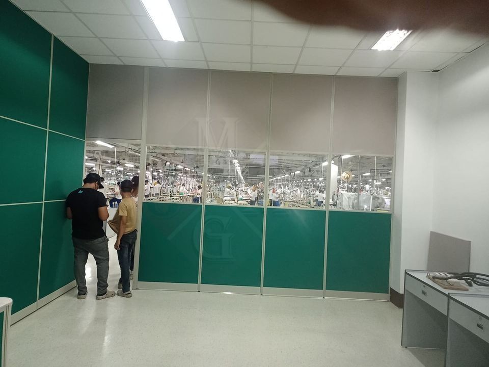 office partition . call center divider . floor to ceiling . office ...