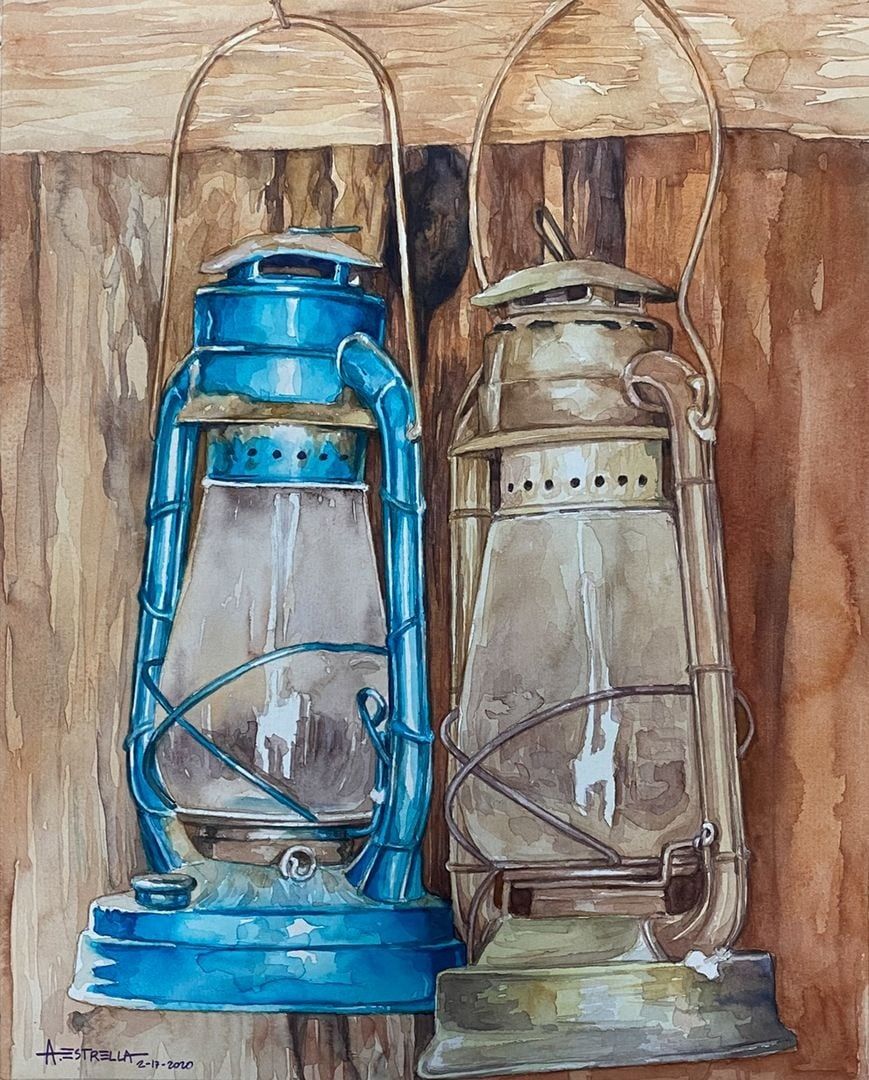 Old Lamp - Arnold Estrella, Hobbies & Toys, Stationary & Craft, Art ...