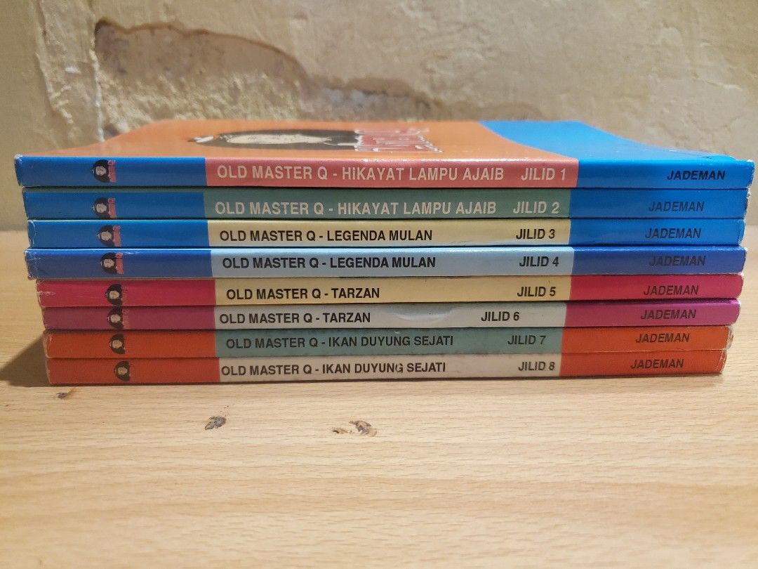 Old Master Q Animasi Vol 1-8, Hobbies & Toys, Books & Magazines, Comics ...