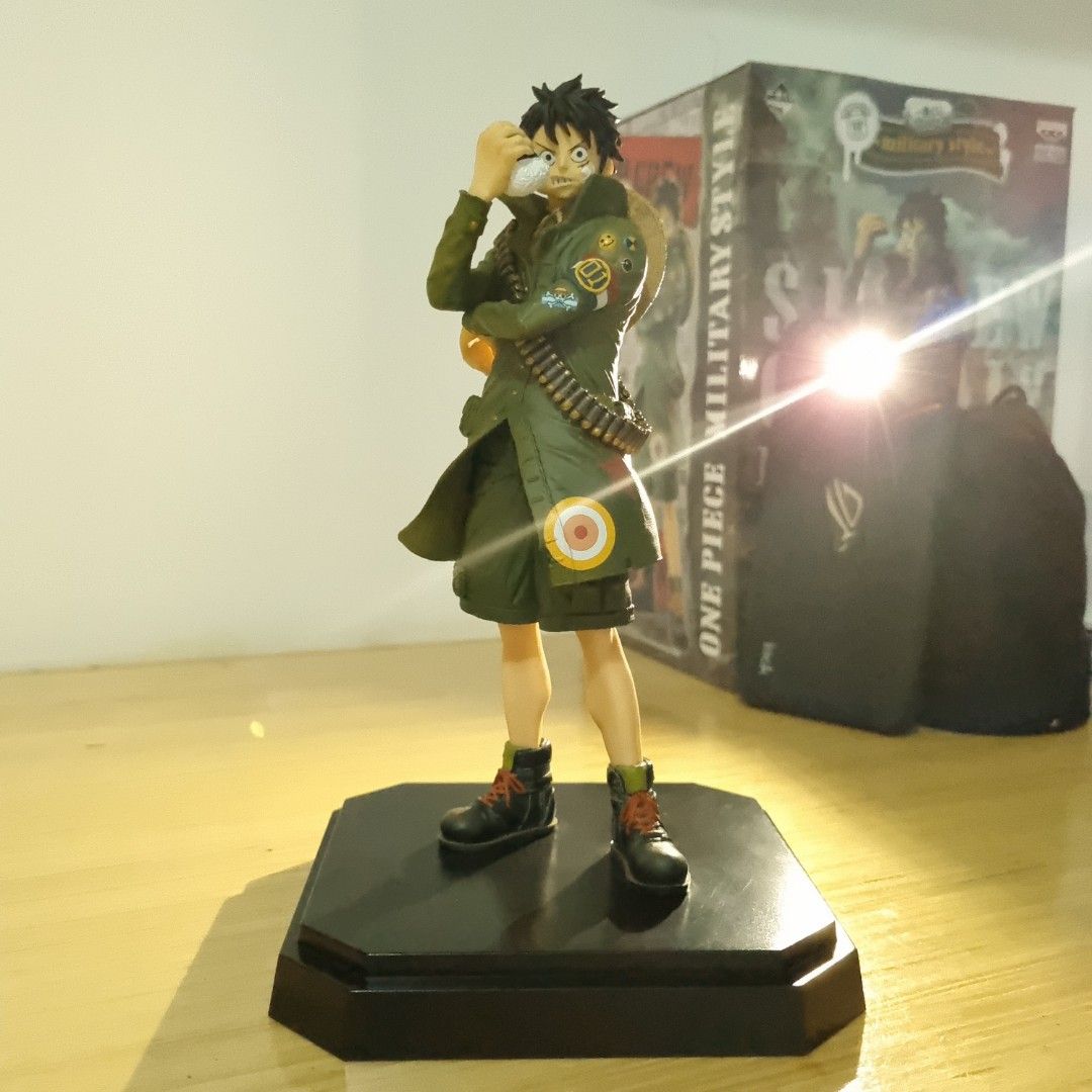 One Piece Figure - Lufy Military Style, Hobbies & Toys, Toys & Games on ...