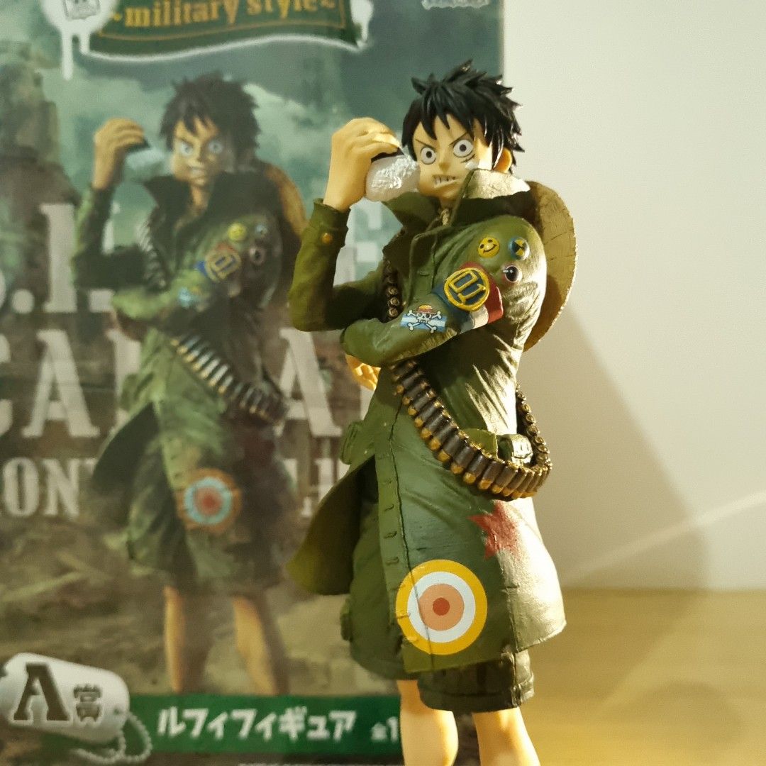 One Piece Figure - Lufy Military Style, Hobbies & Toys, Toys & Games on ...