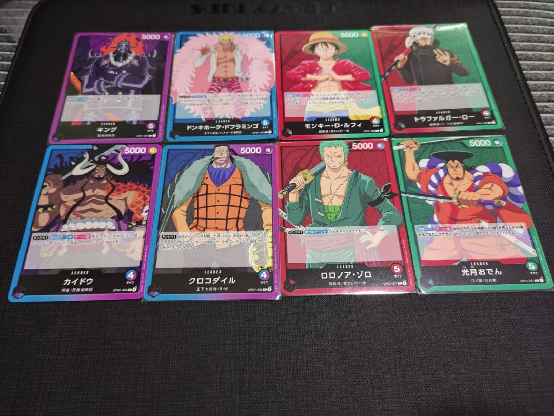 One Piece TCG OP-02 or OP-01 Leader set, Hobbies & Toys, Toys & Games ...