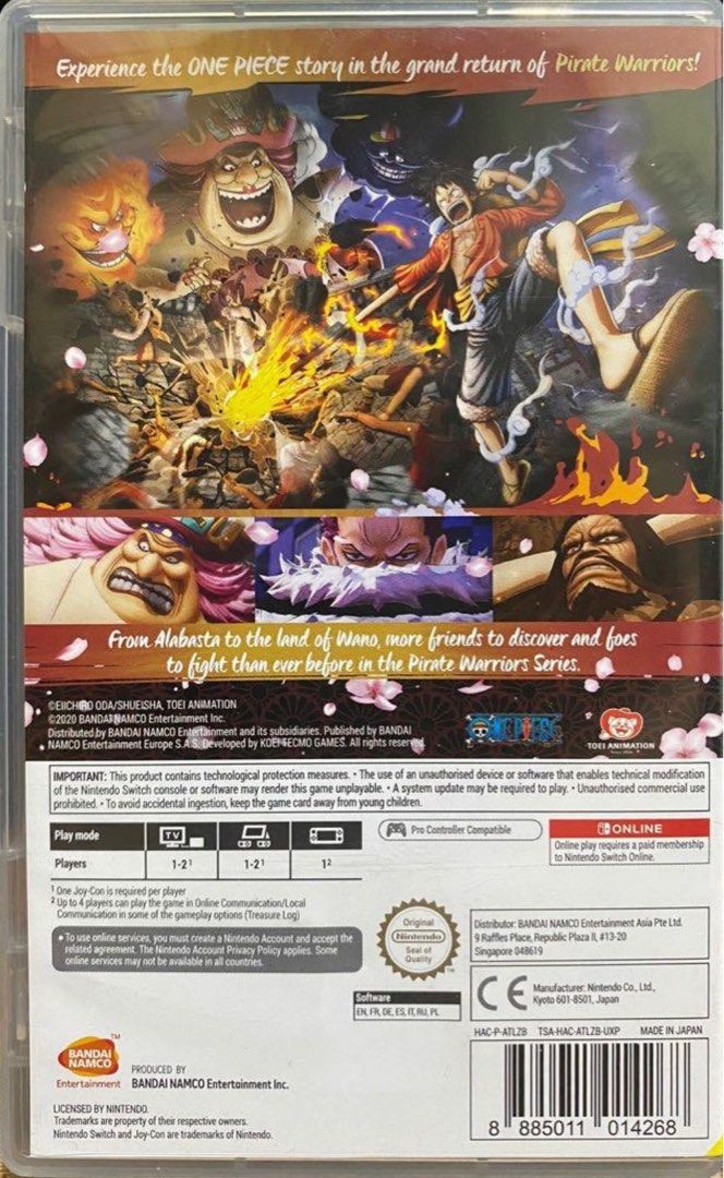 One piece Warrior 4, Video Gaming, Video Games, Nintendo on Carousell