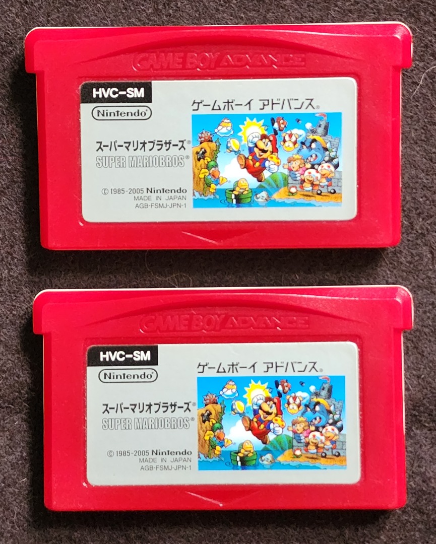 Original JP GBA games - Super Mario Bros, Video Gaming, Video Games ...