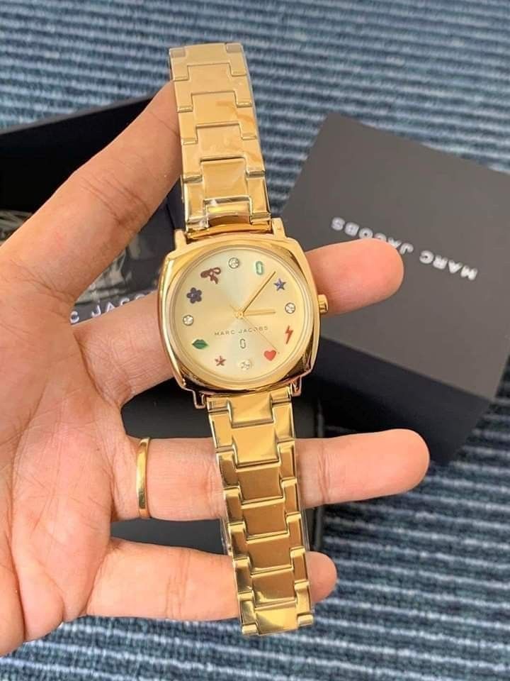 Original Marc Jacobs Mandy Charms Gold Multi, Women's Fashion, Watches ...