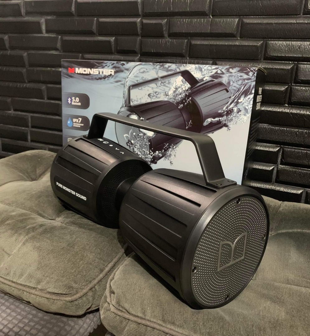 Original Monster Adventurer Force Bluetooth Speaker Black For Sale ...