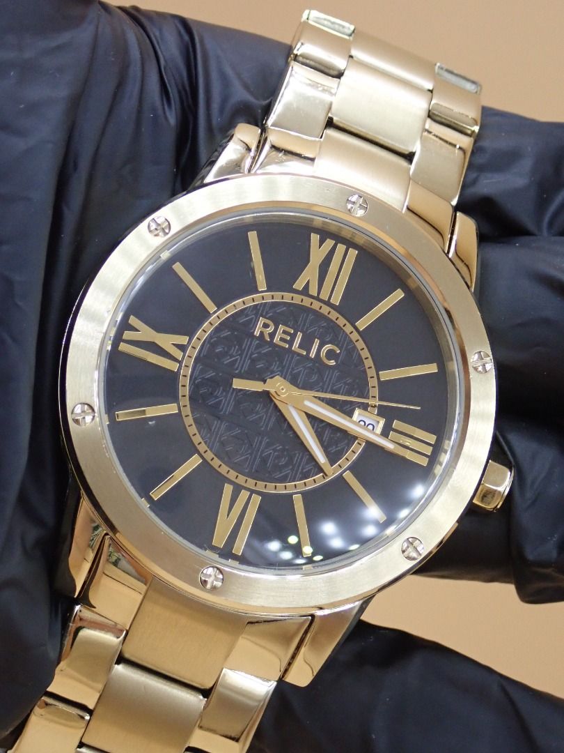 Original!! Relic by Fossil Men's ZR12083 Analog Display Analog Quartz ...