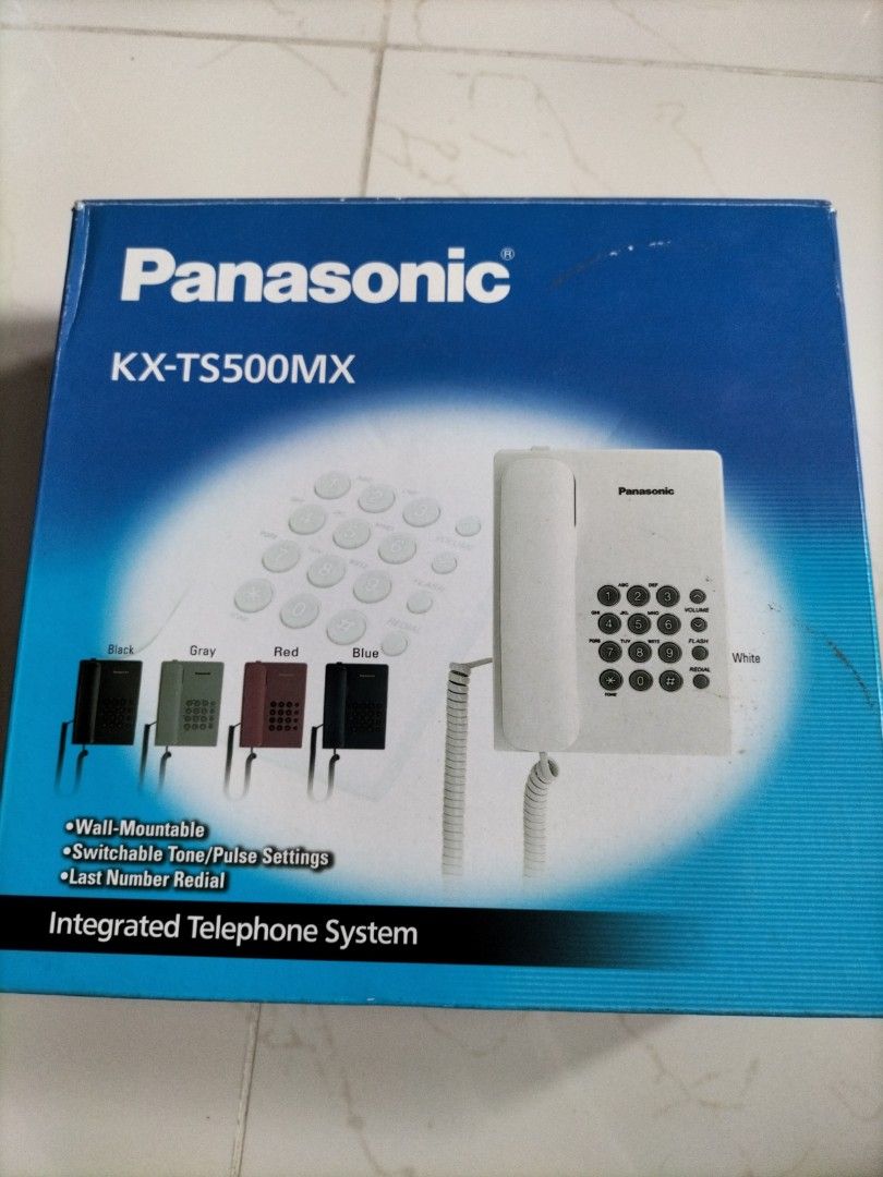 Panasonic KX-TS500MX corded phone, TV & Home Appliances, Other Home ...
