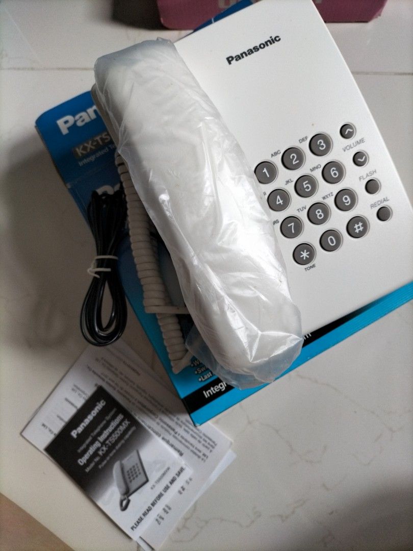 Panasonic KX-TS500MX corded phone, TV & Home Appliances, Other Home ...