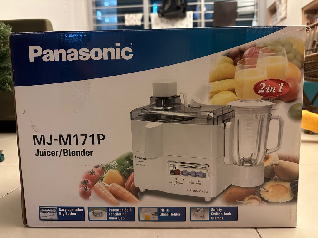Panasonic MJ-M171P Juice/Blender, TV & Home Appliances, Kitchen ...