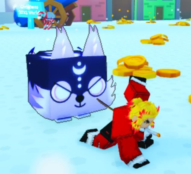 Pet Simulator X - Huge Nightfall Wolf, Video Gaming, Gaming Accessories ...