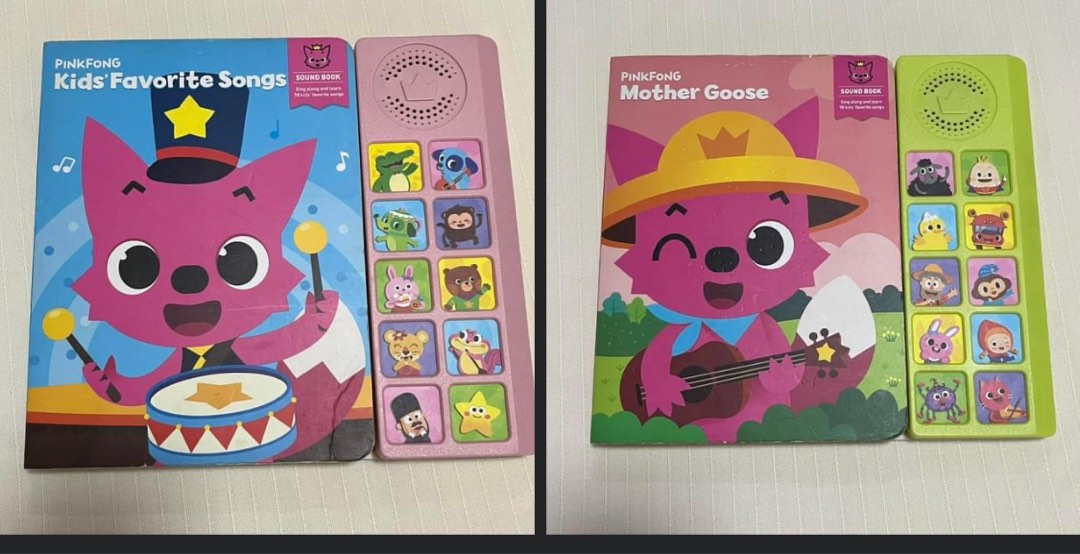 Pinkfong Sound Books / songs (babyshark), Hobbies & Toys, Books ...