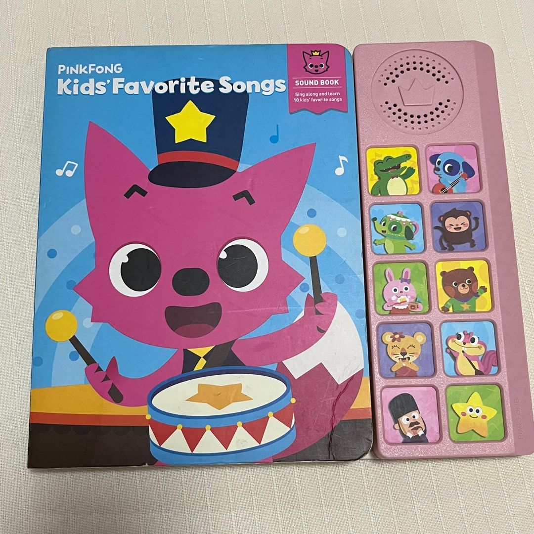 Pinkfong Sound Books / songs (babyshark), Hobbies & Toys, Books ...