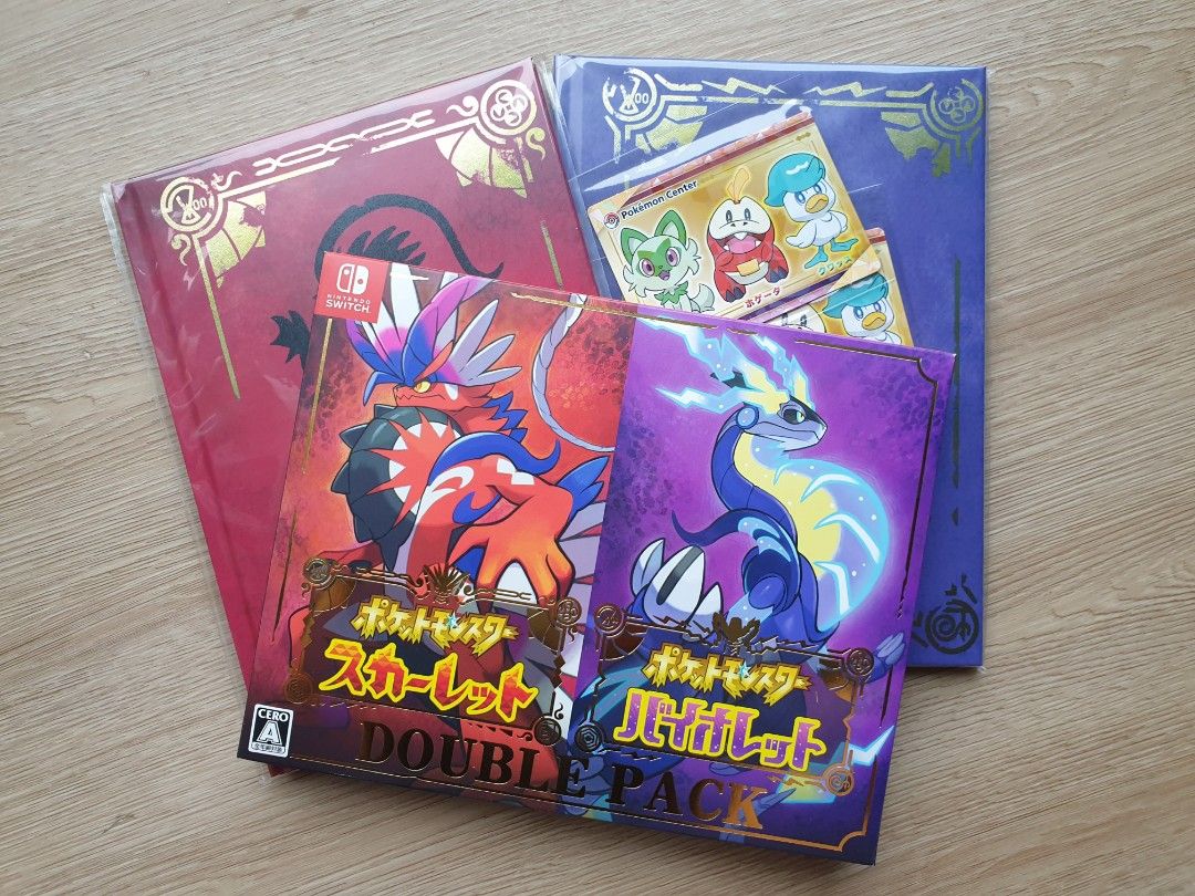 Pokemon Scarlet & Violet Double Pack with Art Books, Video Gaming ...