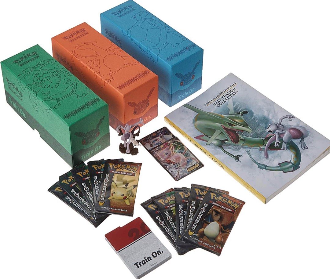 Pokemon TCG Generations 20th Anniversary Super Premium Collection-Mew and Mewtwo, Hobbies & Toys ...