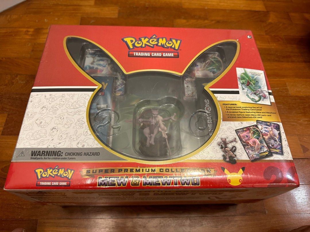 Pokemon TCG Generations 20th Anniversary Super Premium Collection-Mew and Mewtwo, Hobbies & Toys ...