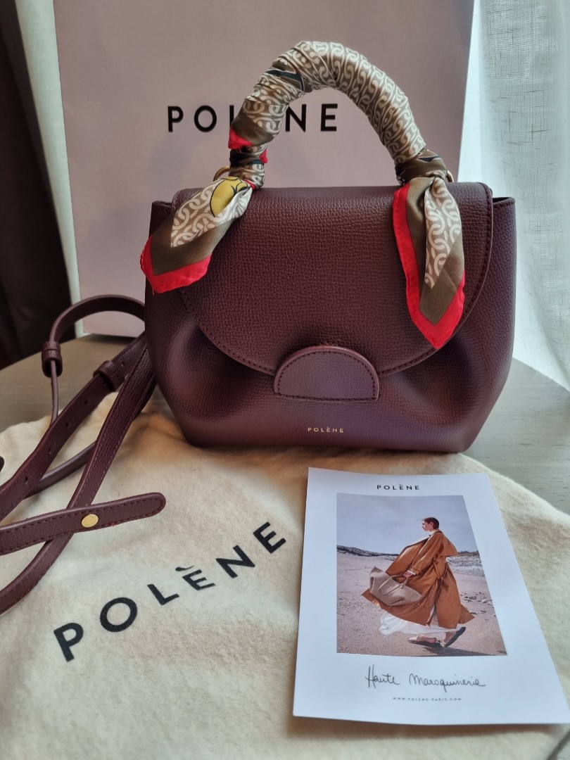 Polene Numero uno nano (Burgandy)-Authentic, Luxury, Bags & Wallets on ...