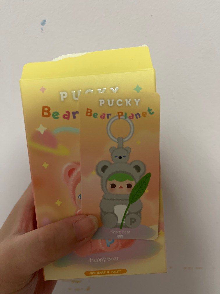 Popmart Pucky bear planet (koala bear), Hobbies & Toys, Memorabilia ...