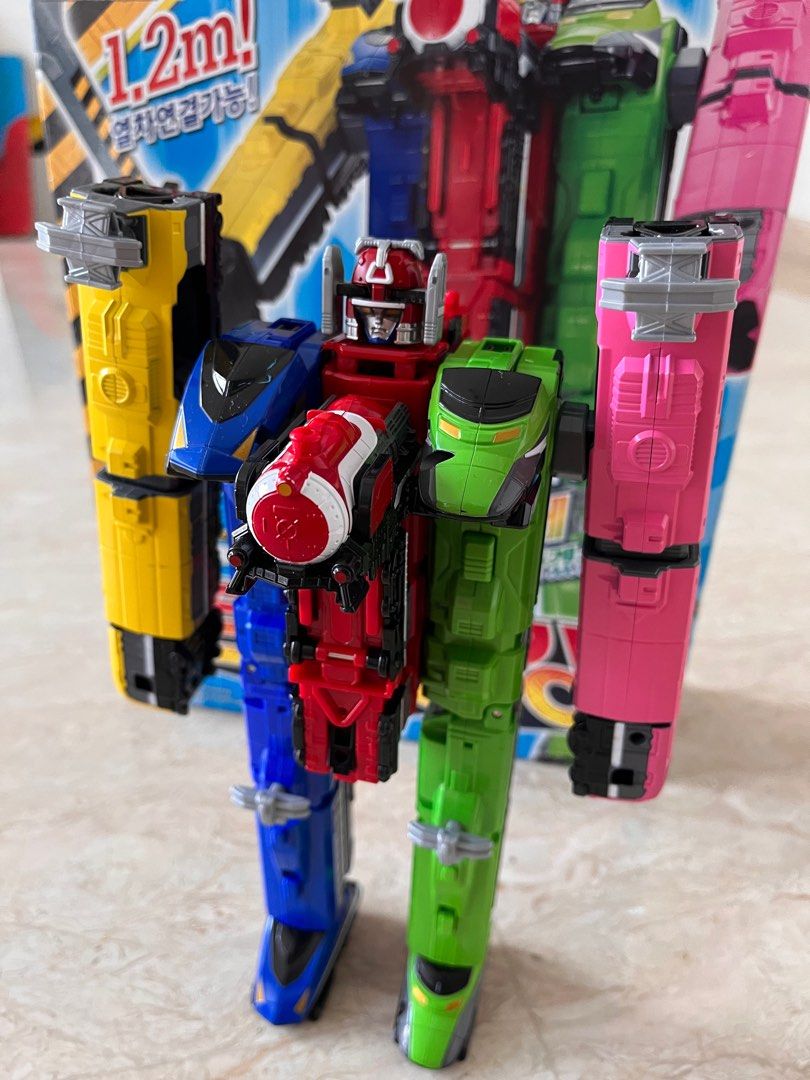 Power Rangers Train Force 3 full sets, Hobbies & Toys, Toys & Games on ...