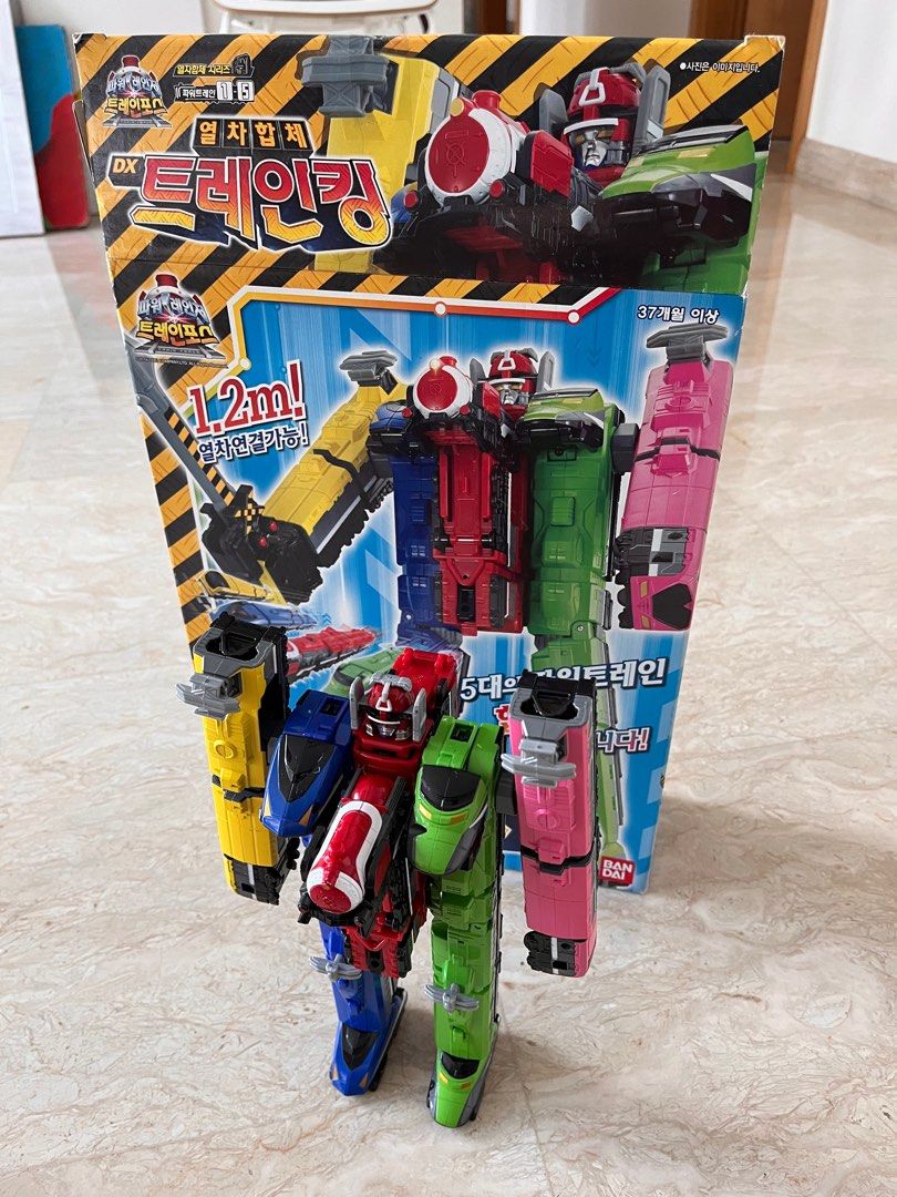 Power Rangers Train Force 3 full sets, Hobbies & Toys, Toys & Games on ...