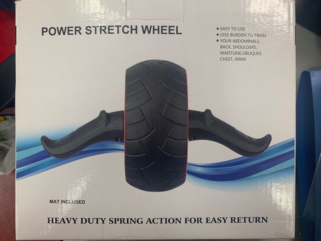 power stretch wheel, Sports Equipment, Exercise & Fitness, Toning ...