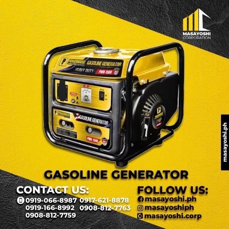 Powerhouse Gasoline Generator | PWH1500 | Power Supply | Gasoline ...