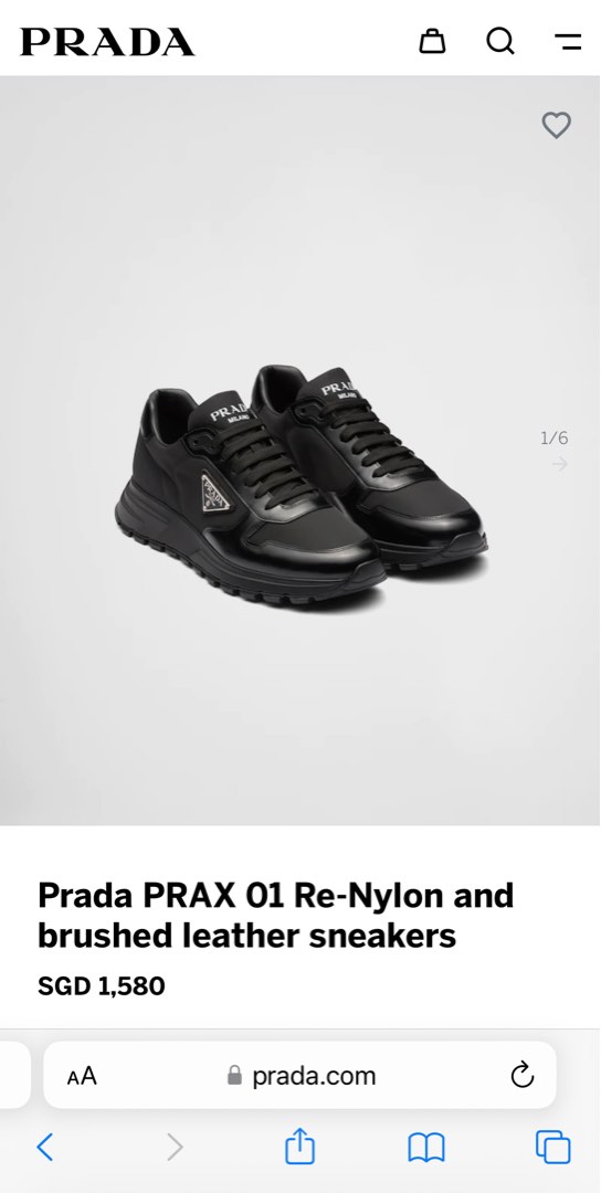 Prada PRAX 01 Sneaker, Luxury, Sneakers & Footwear on Carousell