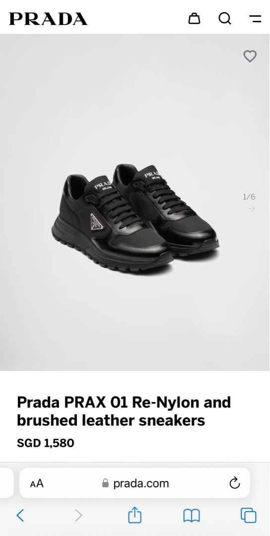 Prada PRAX 01 Sneaker, Luxury, Sneakers & Footwear on Carousell
