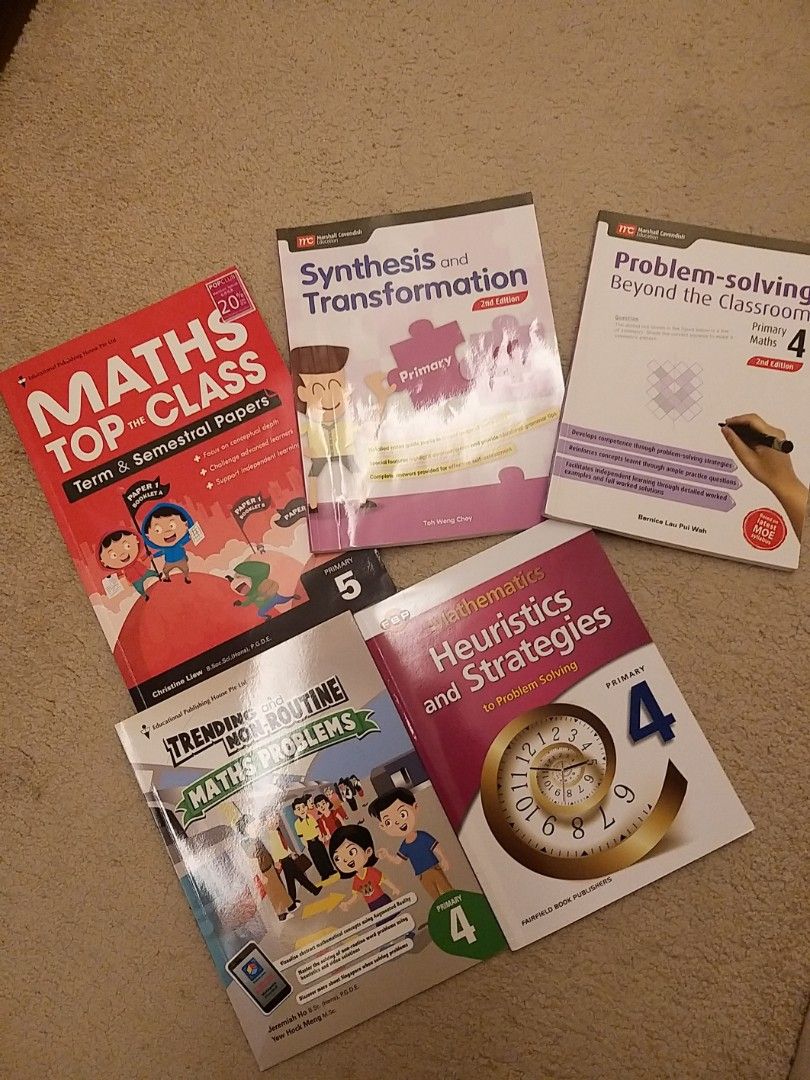 Primary 5 Maths /Primary 4 Maths &English, Hobbies & Toys, Books ...