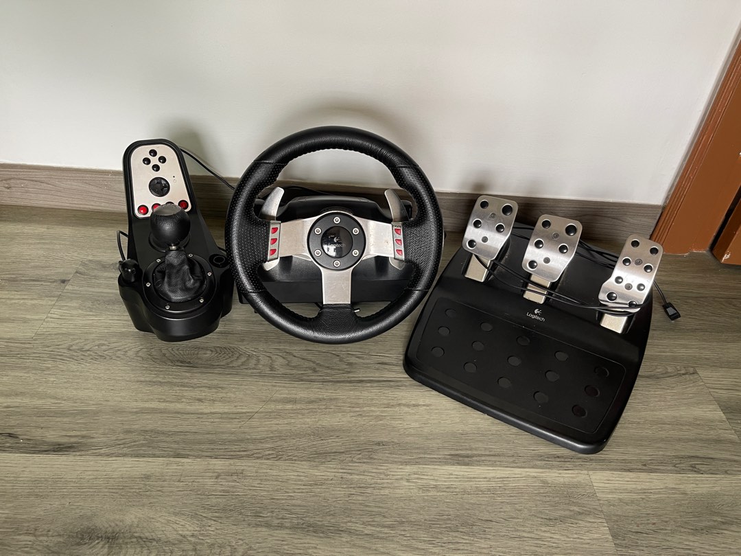 [PS3/PC] Logitech G27 Driving Wheel, Video Gaming, Gaming Accessories ...