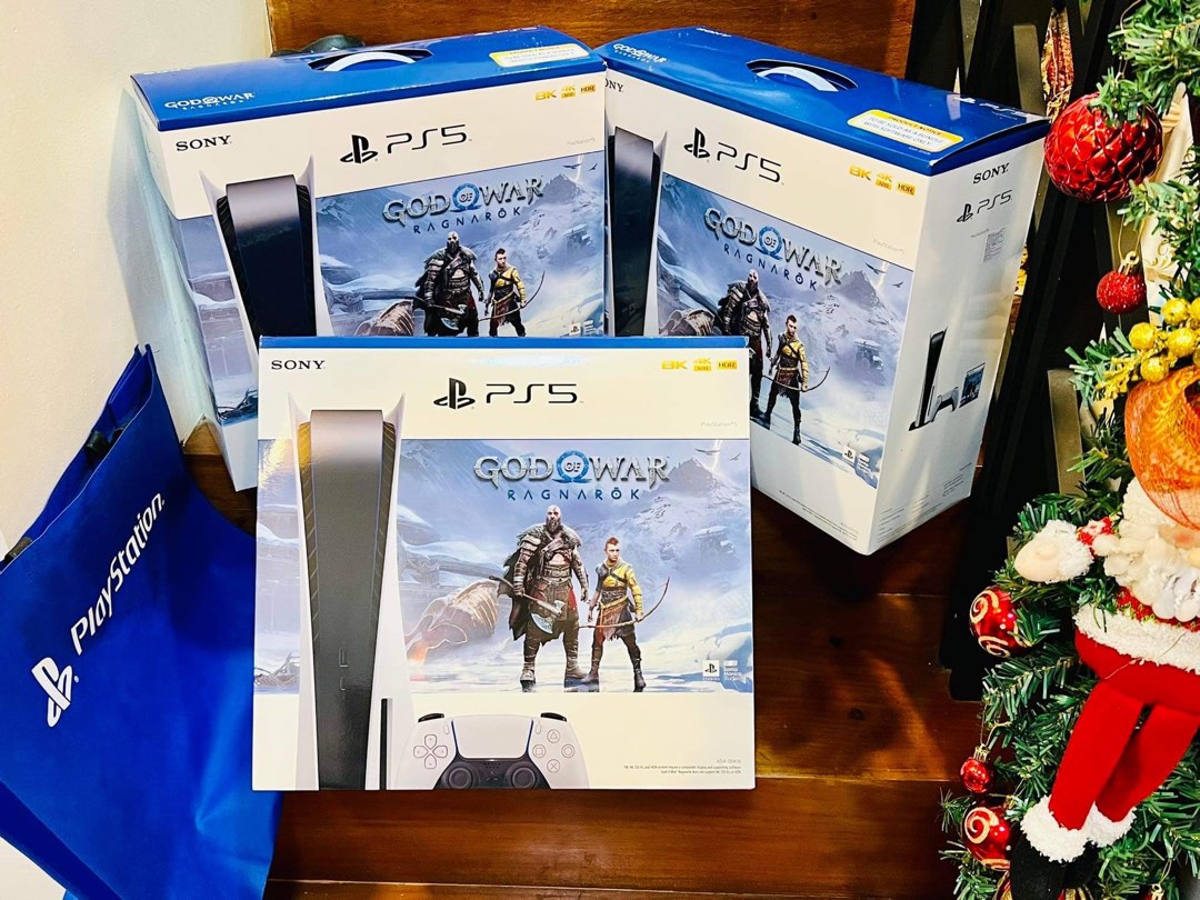 Ps5 god of war ragnarok console bundle, Video Gaming, Video Game ...