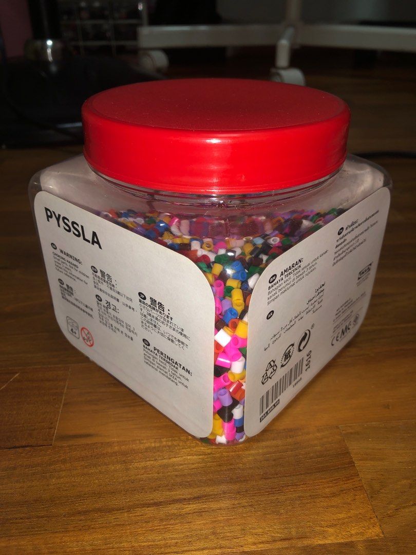 Pyssla Beads in a Set Box, Hobbies & Toys, Stationery & Craft, Handmade ...