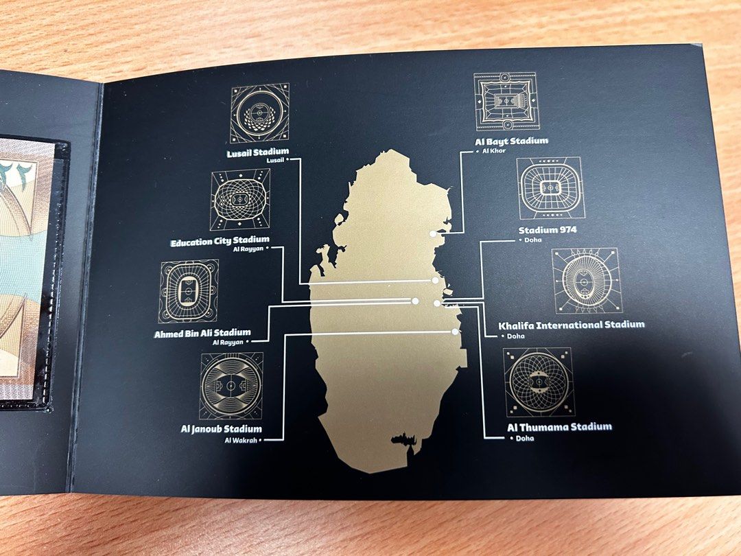 Qatar FIFA World Cup 2022 commemorative banknote, 興趣及遊戲, 收藏品及紀念品, 錢幣 - Carousell