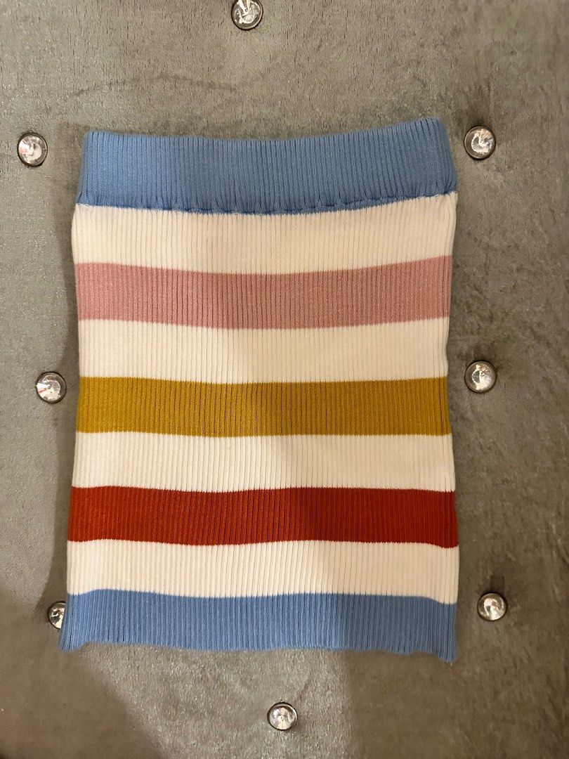 Rainbow Tube top, Women's Fashion, Tops, Other Tops on Carousell